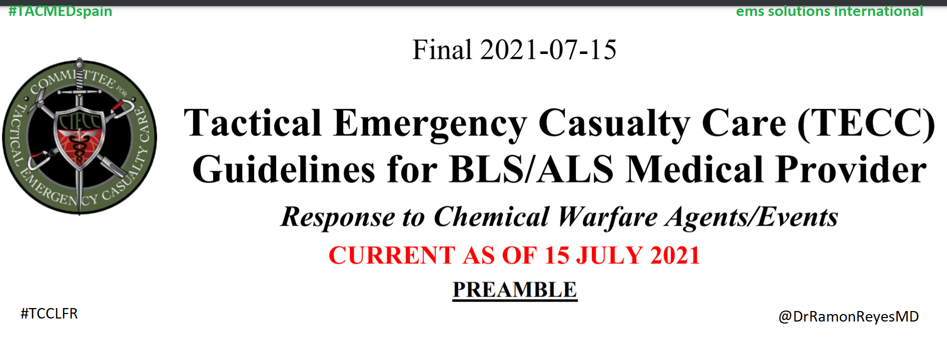 EMS SOLUTIONS INTERNATIONAL by @DrRamonReyesMD marca registrada ...