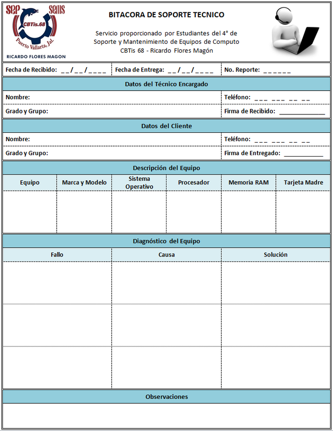 Soporte a distancia : QUE ES UNA BITÁCORA Y TIPOS