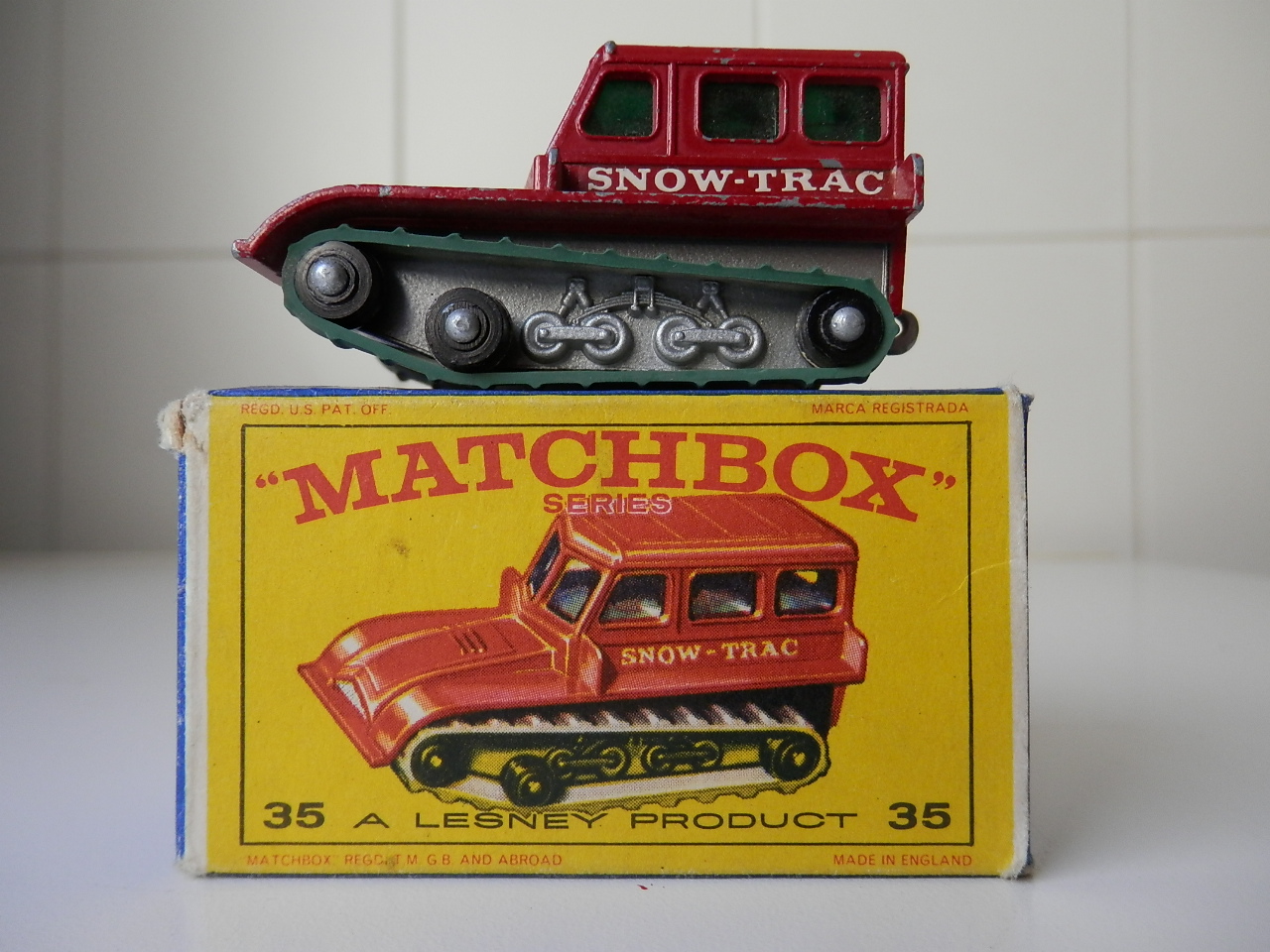 EDUARDO ASCANIO MIS MATCHBOX: N.º 35 REGULAR, SNOW TRAC.