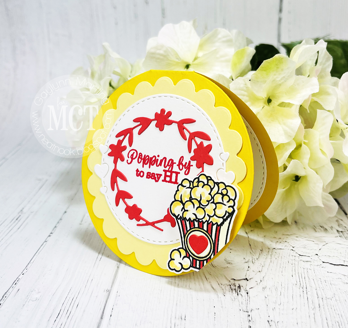 Neat Nook Creations: Popping by to say Hi popcorn circle shape card ...