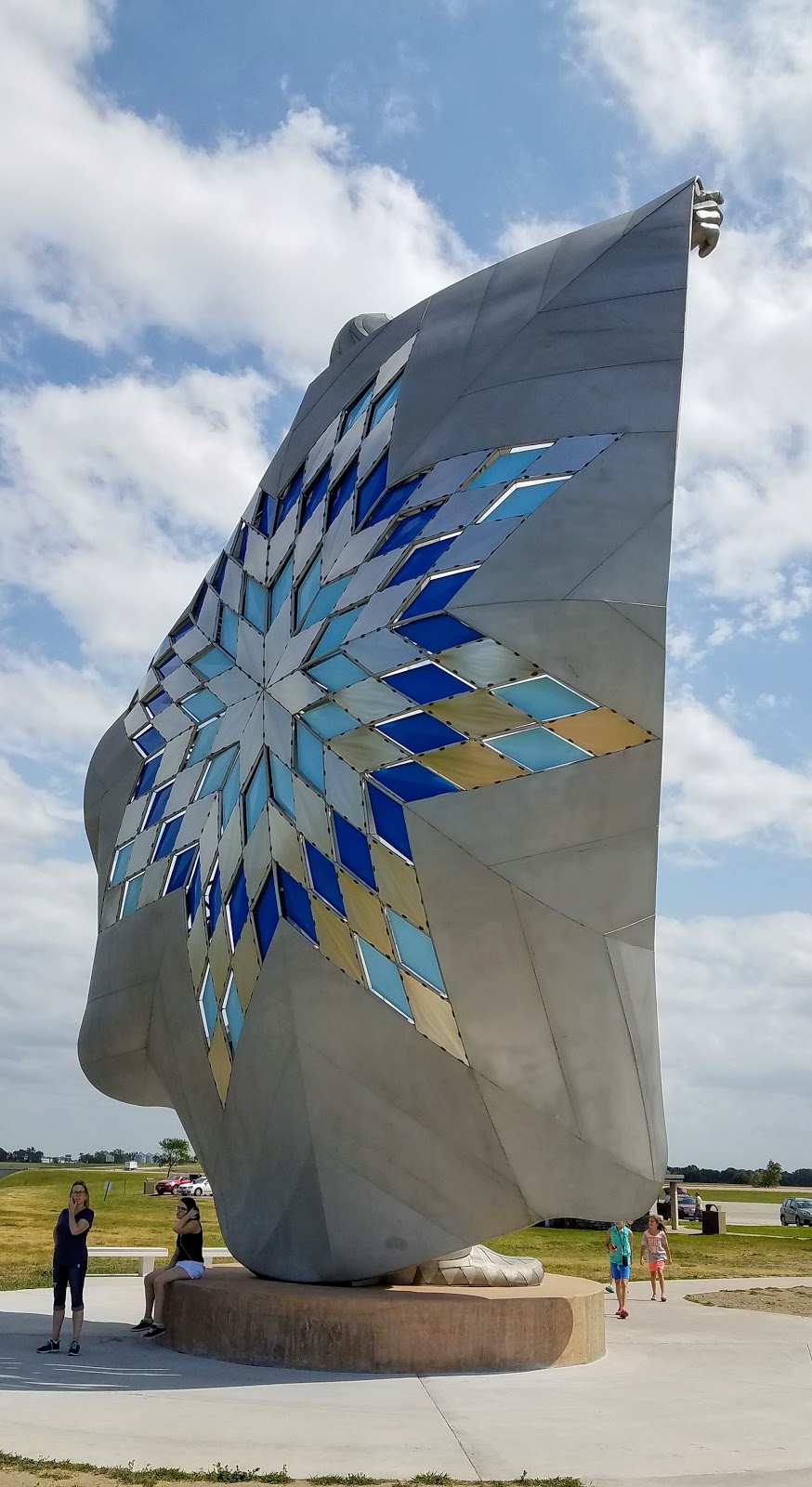 History and Culture by Bicycle: Chamberlain, SD: Dignity Statue