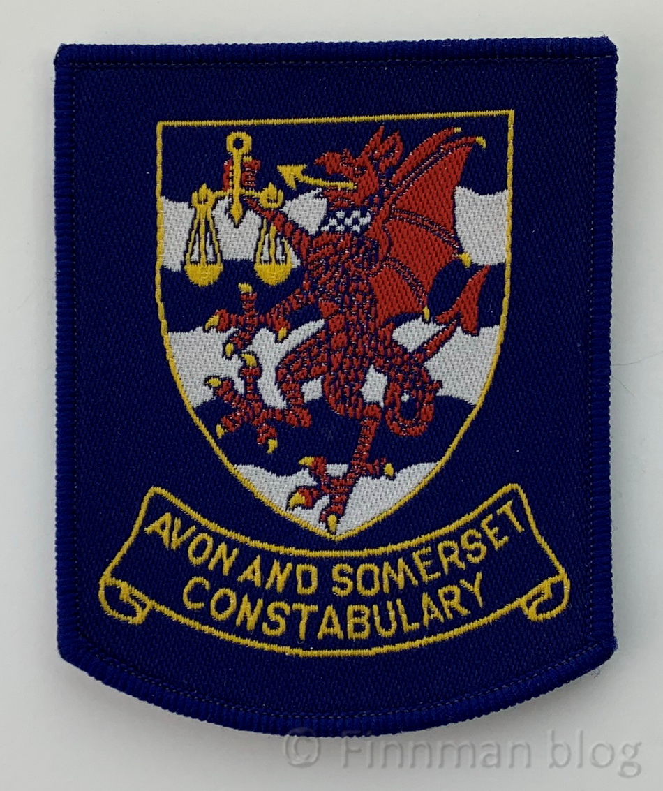 Avon & Somerset Constabulary: Cloth Badges/Patches