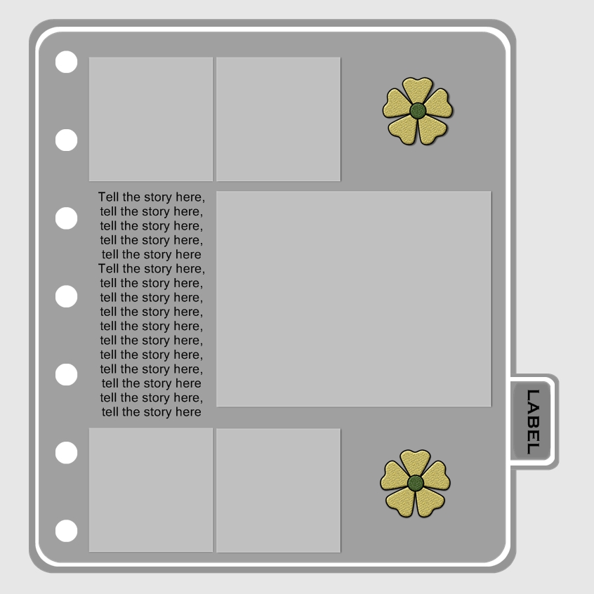 Square Peg: Tabbed Notebook #5 (& updated)