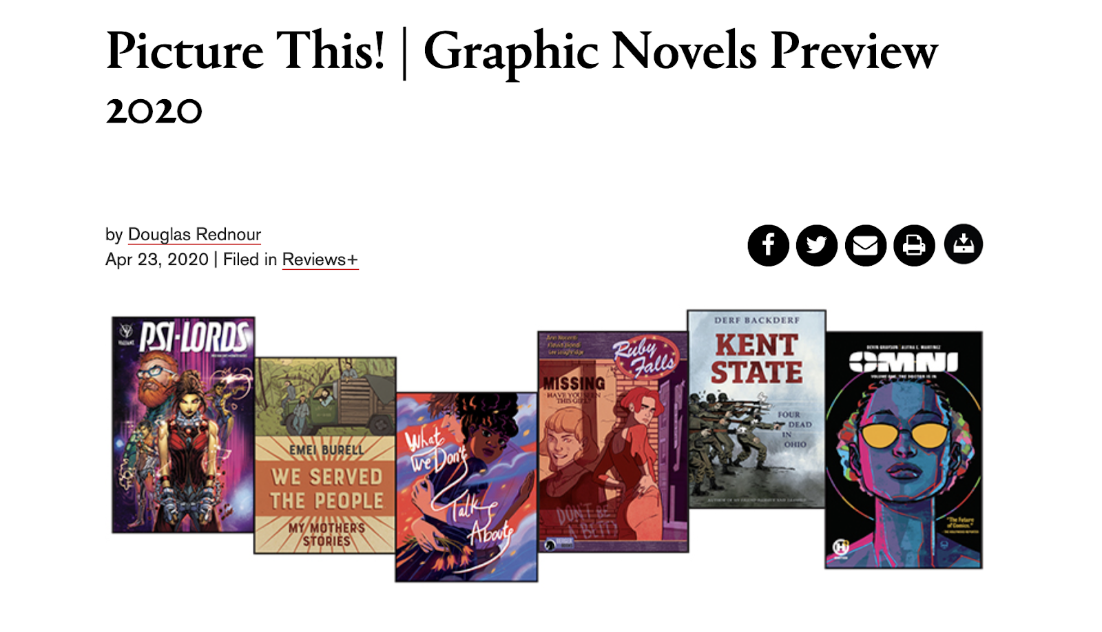 RA for All: Graphic Novel Preview in Library Journal