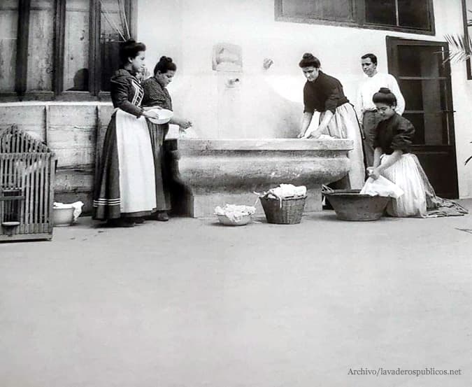 Lavanderas de Madrid siglos XIX y XX | Lavaderos públicos