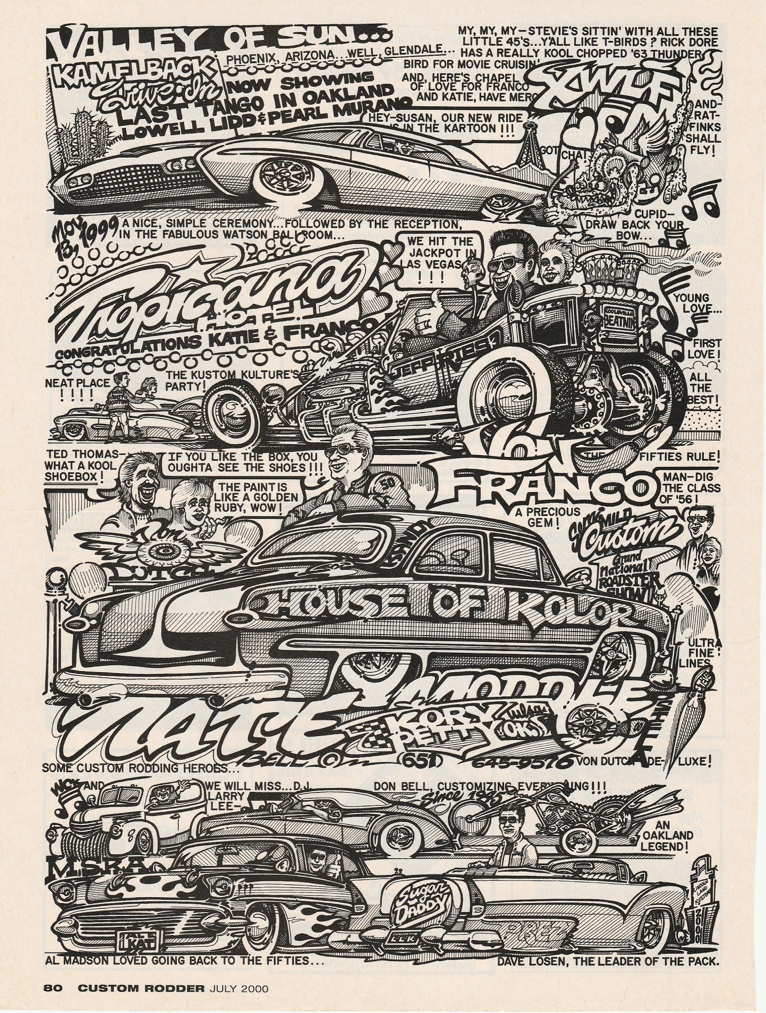 The art of Dave Bell. Auto cartoonist extraordinaire : More Dave