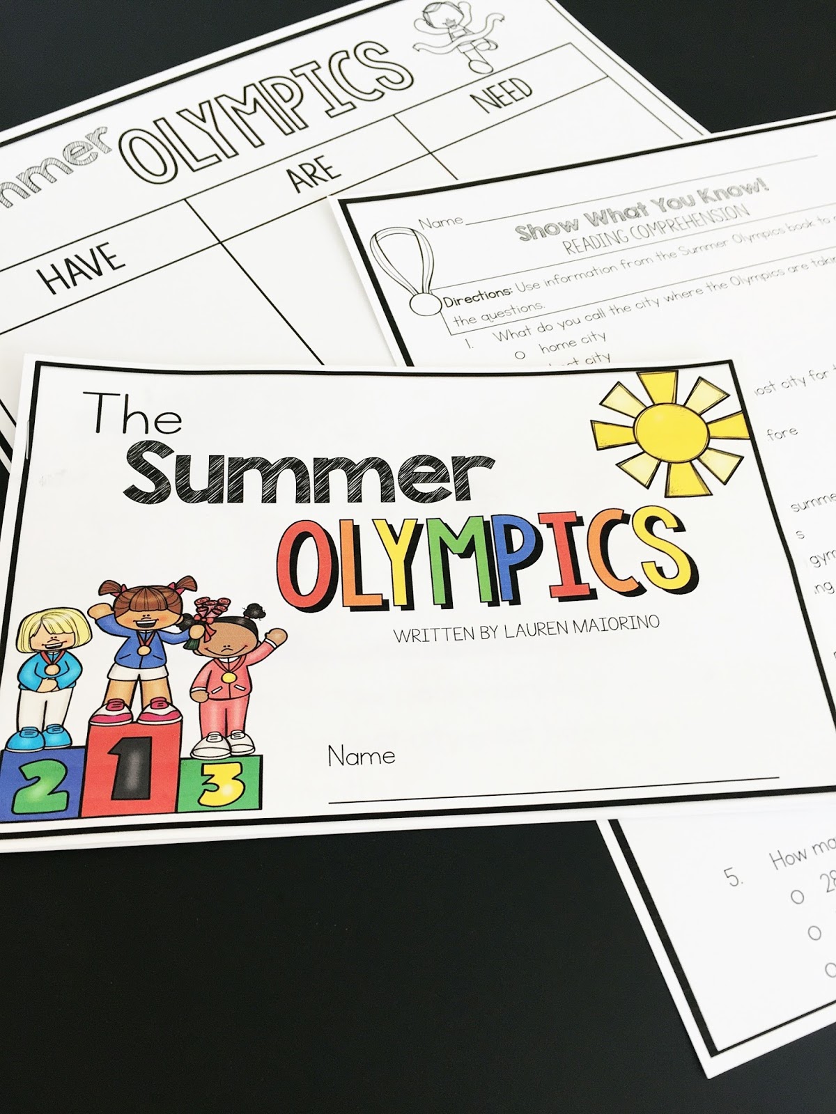 Teaching About the Summer Olympics Through Reading - Teaching in Stripes