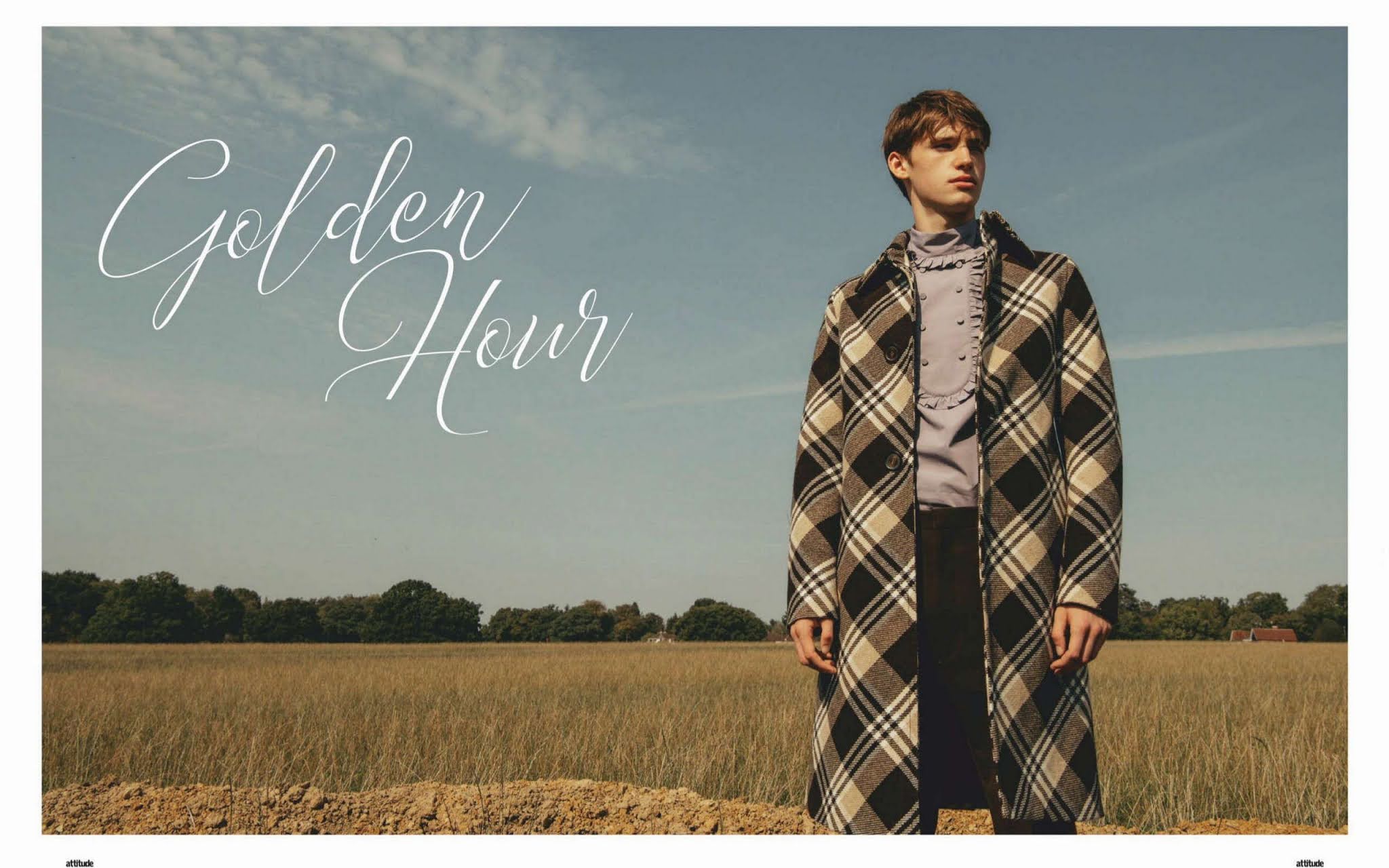 AJ Harris y Matthew Rahill para Attitude Magazine por Joseph Sinclair