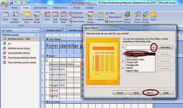 cara membuat tabel, form, query dan report di Ms.Access: Cara Membuat Tabel, Form, Query dan ...