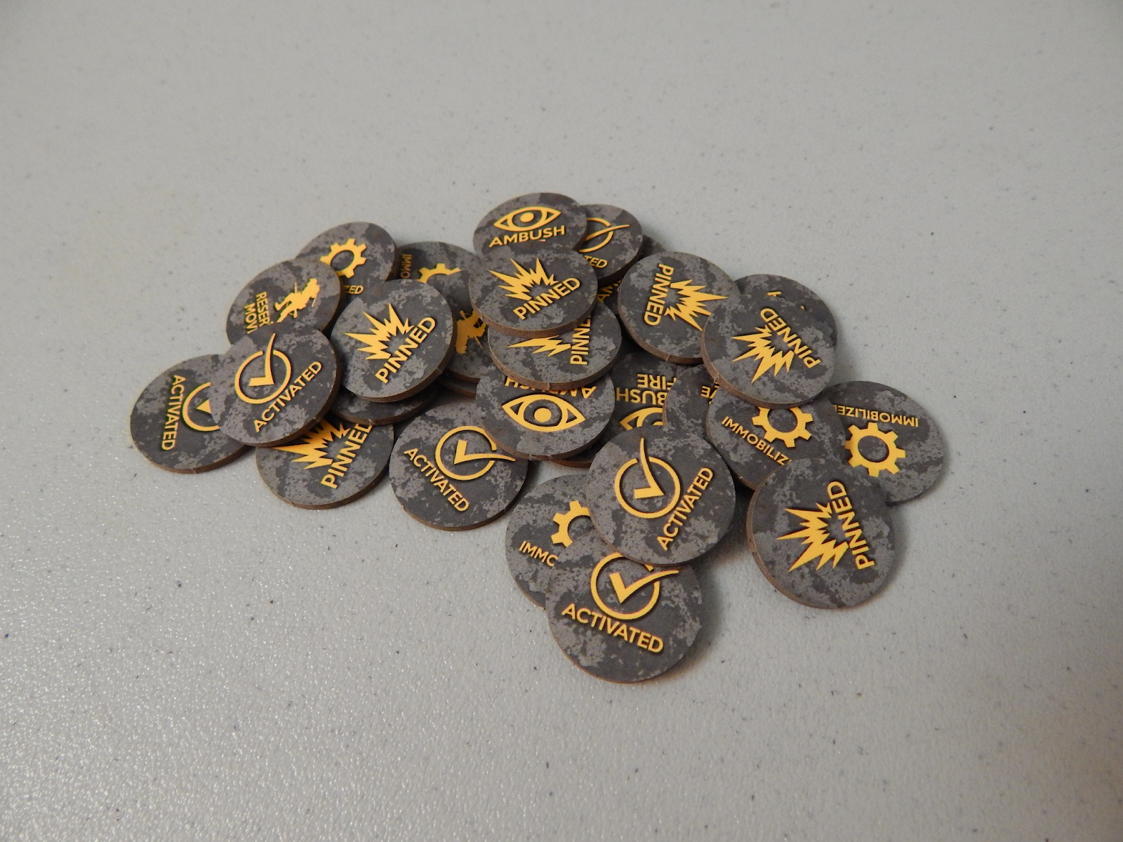 My Miniature Mischief: Battlegroup Tokens (WW2 gaming aids!)
