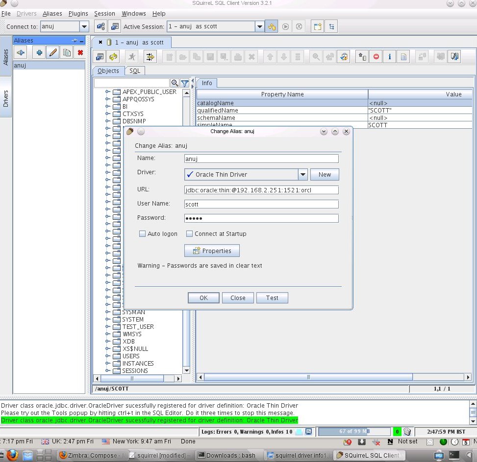 Anuj Singh Oracle DBA: Install squirrel thin client on unix for Oracle