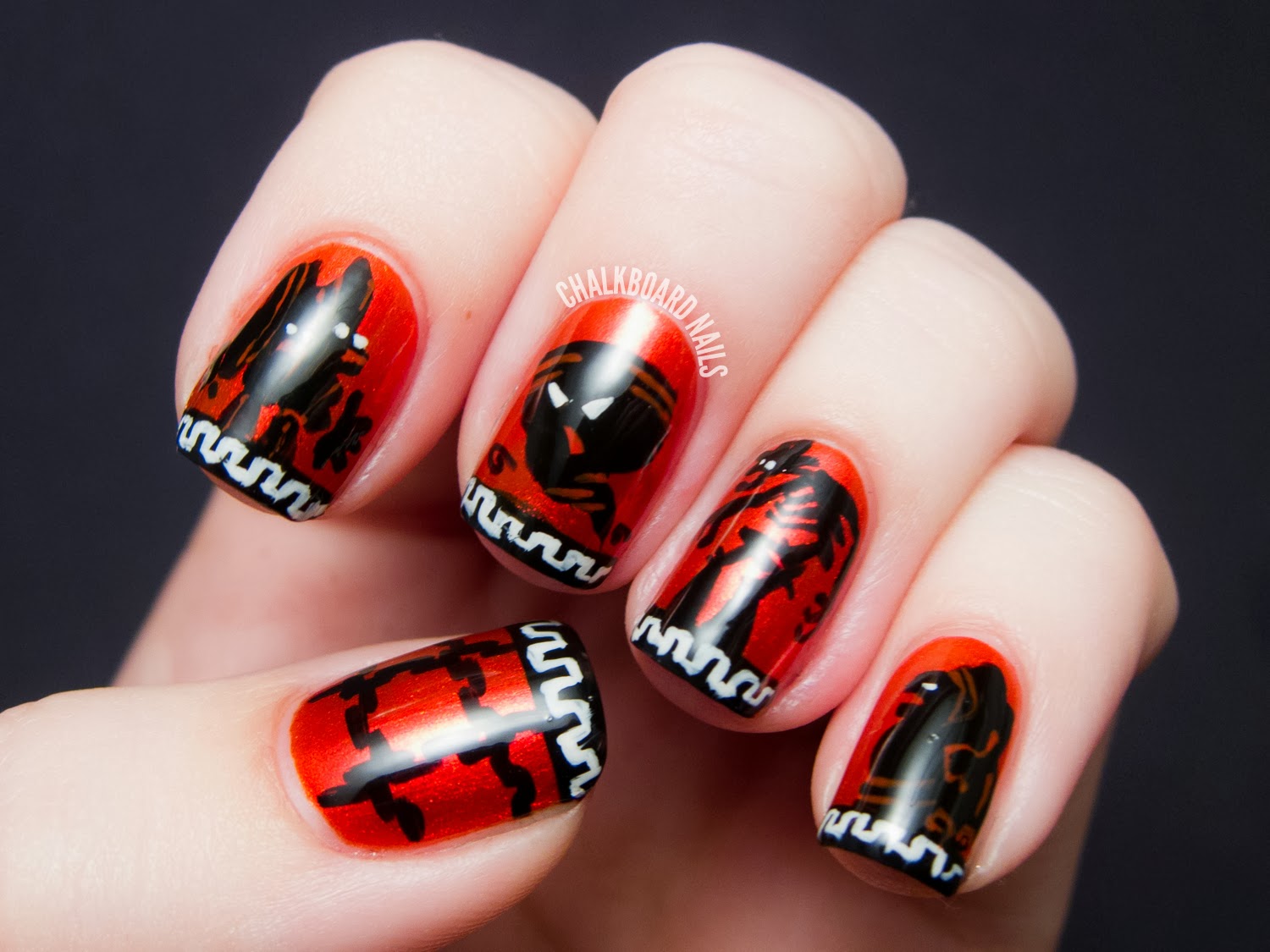 31DC2013 Day 23: Inspired by a Movie (Hercules) | Chalkboard Nails ...