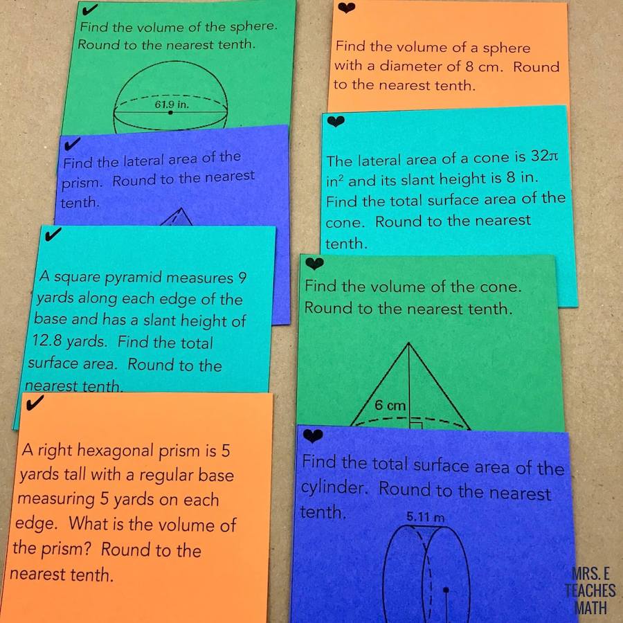 12 Ideas for Teaching Surface Area and Volume | Mrs. E Teaches Math