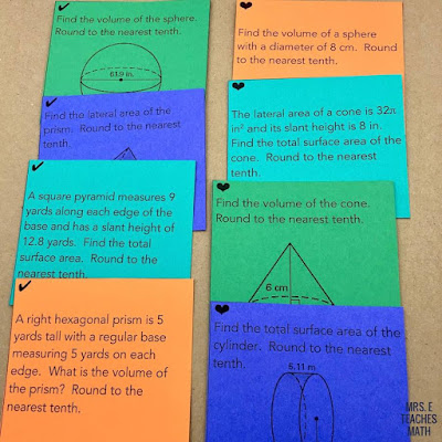 12 Ideas for Teaching Surface Area and Volume | Mrs. E Teaches Math