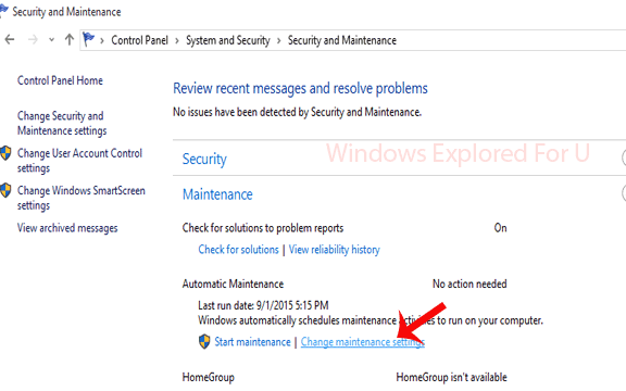 Logeshwaran.org: Automatic maintenance in Windows 10 [Explained]