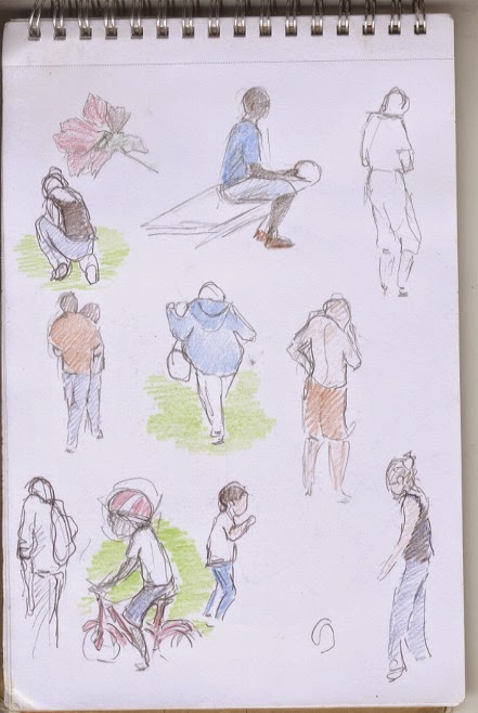 suburban sketches: Project 5 - The moving figure Exercises 1 and 2
