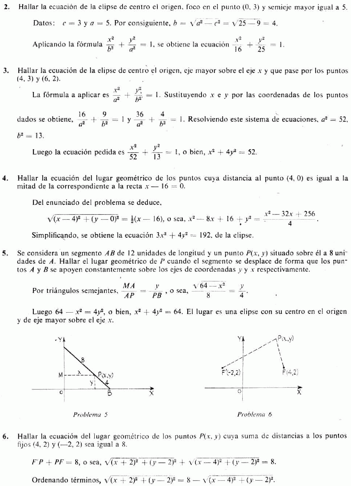 ELIPSE EJERCICIOS RESUELTOS PDF