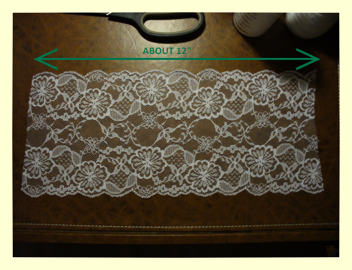 鴉と真珠: Victorian Jabot Tutorial #1 (Lace/Ruffled Ascot)