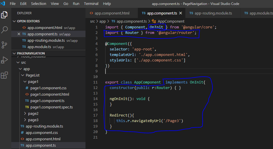 Mohamed Hussain: Angular - Example 4 - Page Navigation Using Router ...