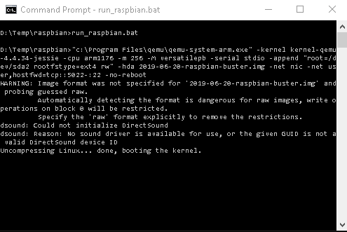 dominoc925: How to emulate a Raspbian OS in QEMU on Windows 10