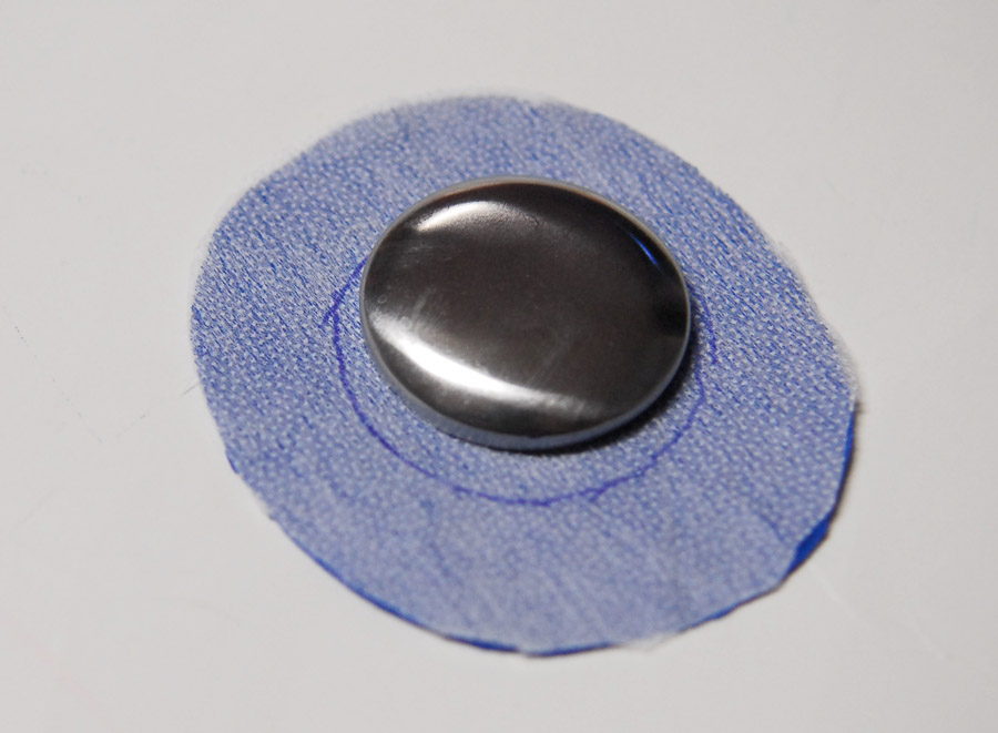 Fabric Covered Buttons {with embroidery detail} - Shwin & Shwin