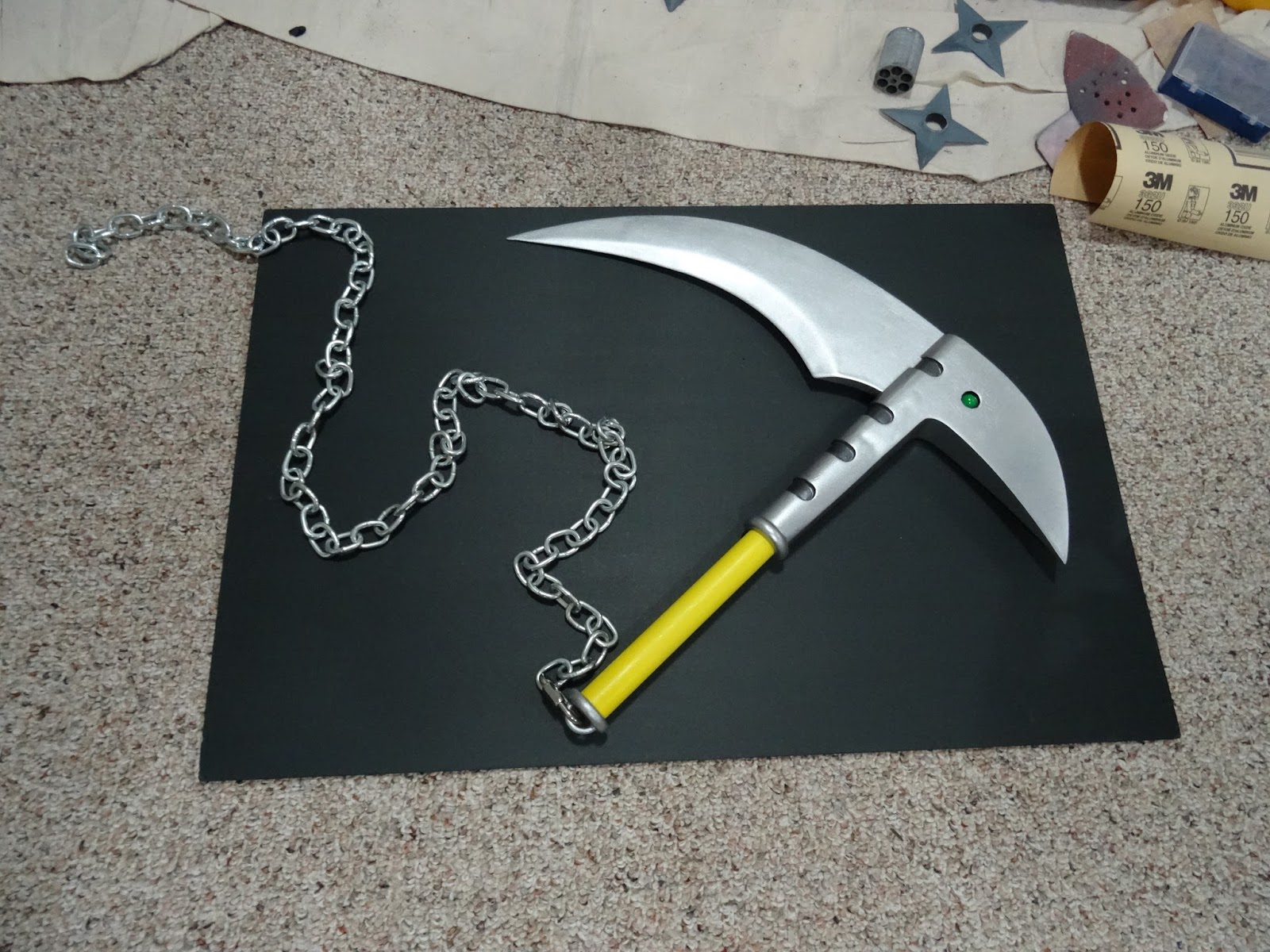 Mirrored Line Props: Soul Eater Chain Scythe Kusarigama