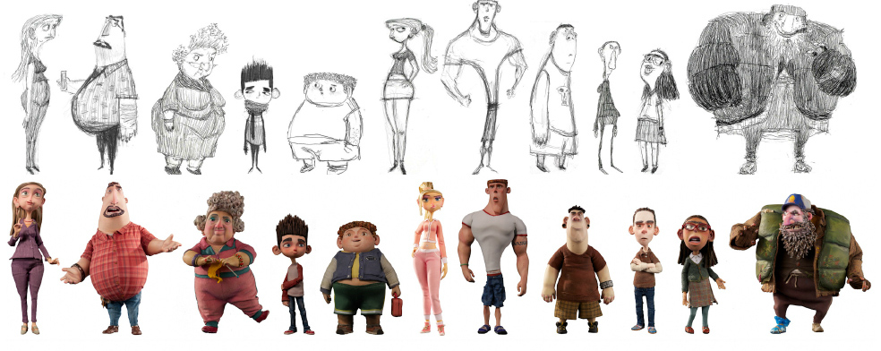 Living Lines Library: ParaNorman (2012) - Character Design