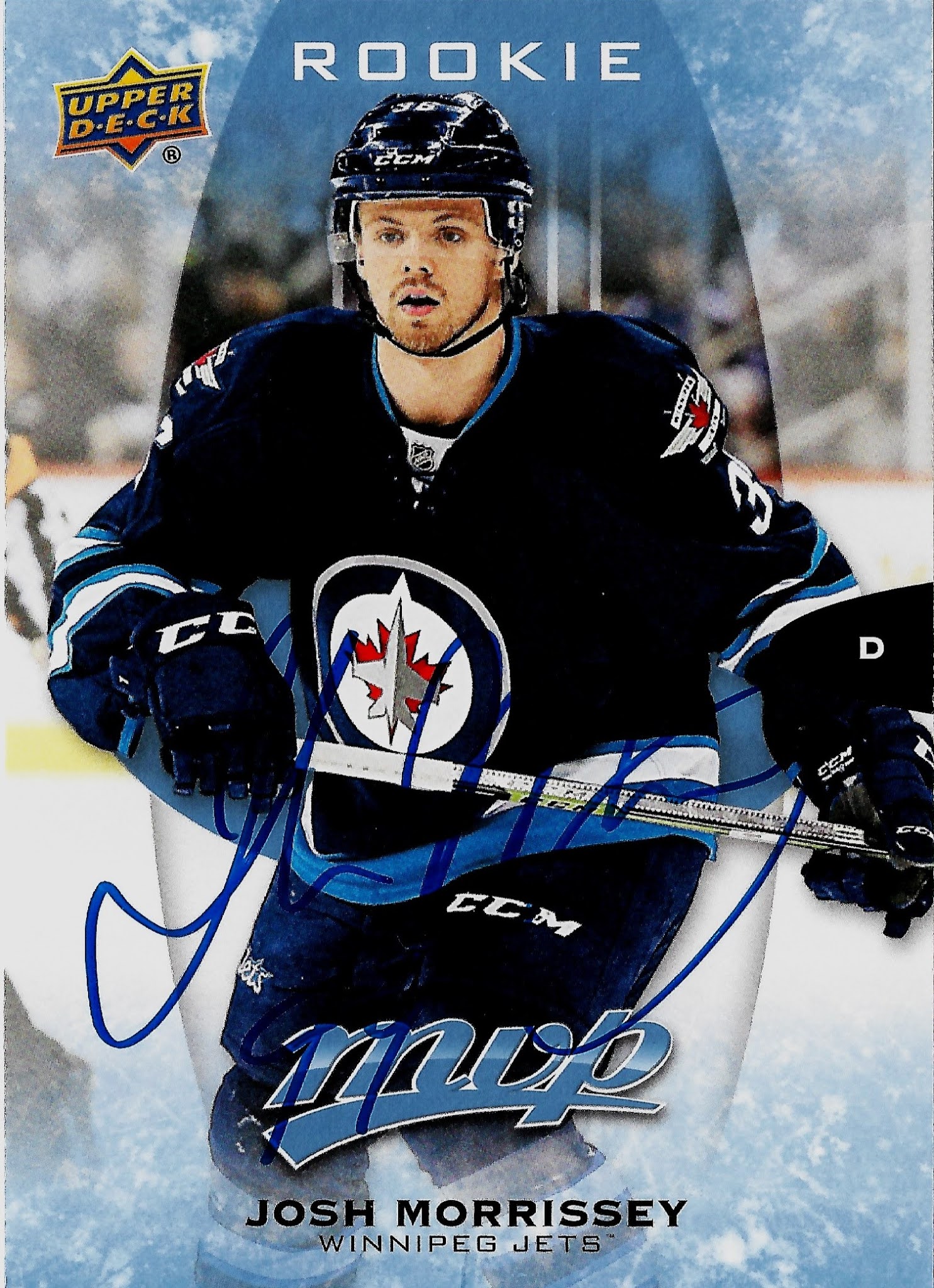 Hell's Valuable Collectibles: Josh Morrissey: Two Autographed Cards