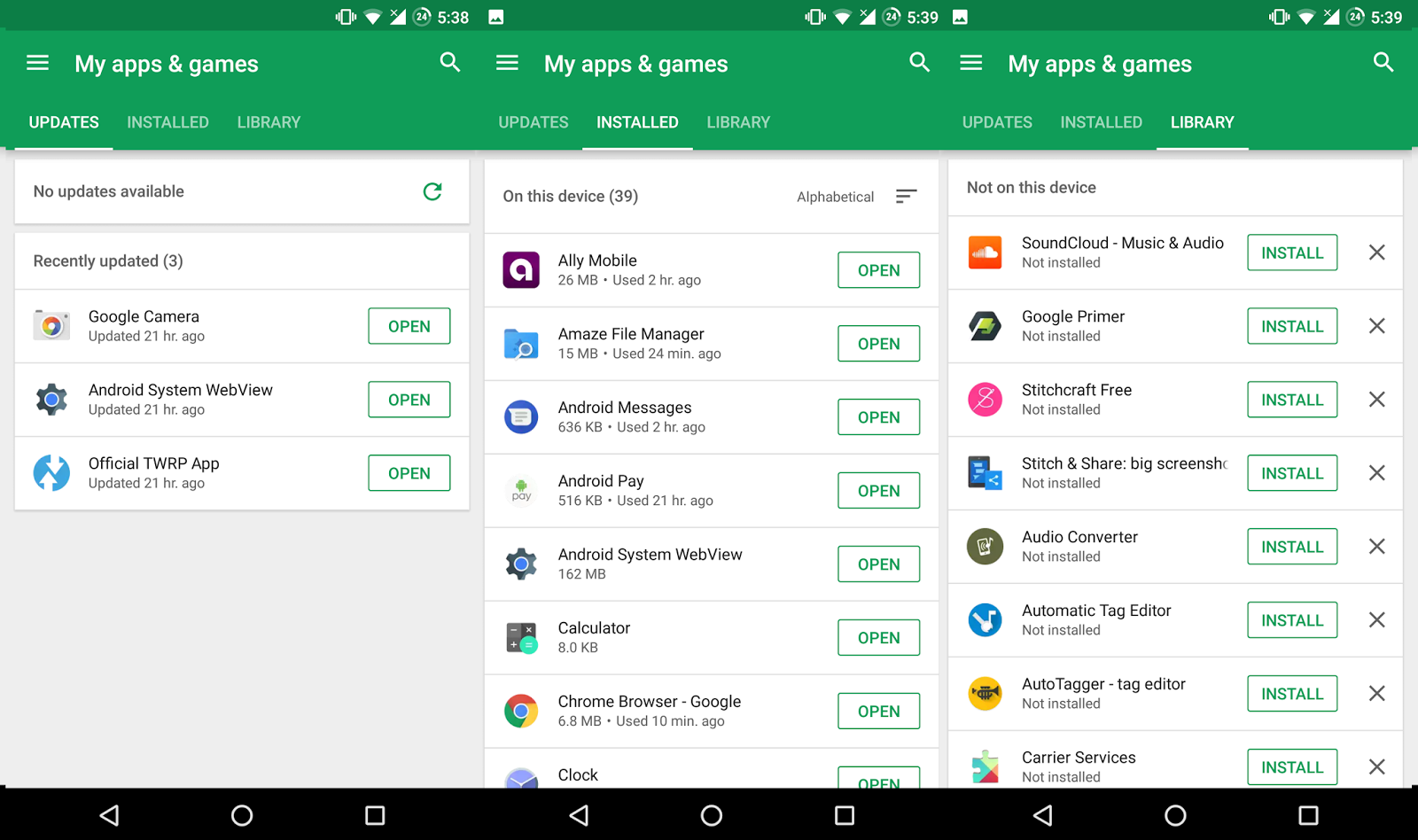 Google Play Store's 'My Apps and Games' Section is Getting a Much ...