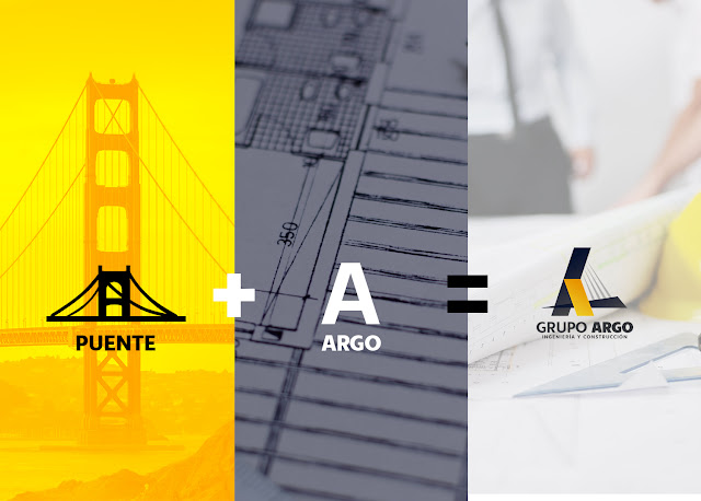 Identidad gráfica para constructora Grupo Argo.