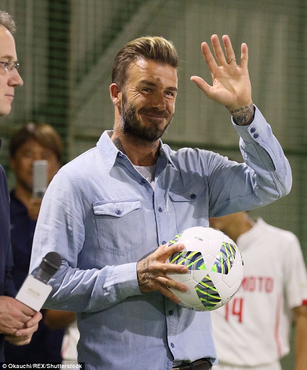 Wear It Like Beckham: David Beckham Attends Charity Event