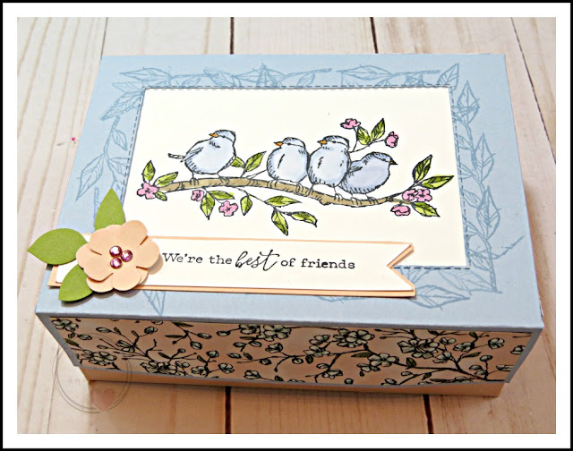 Stampingwithamore: BEAUTIFUL BIRD GIFT BOX TUTORIAL