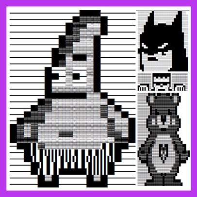Figuras ascii de caricaturas y signos bonitos