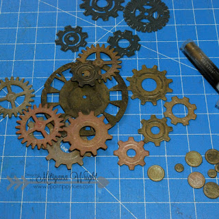 Up On Tippy Toes: Mixed Media Clock