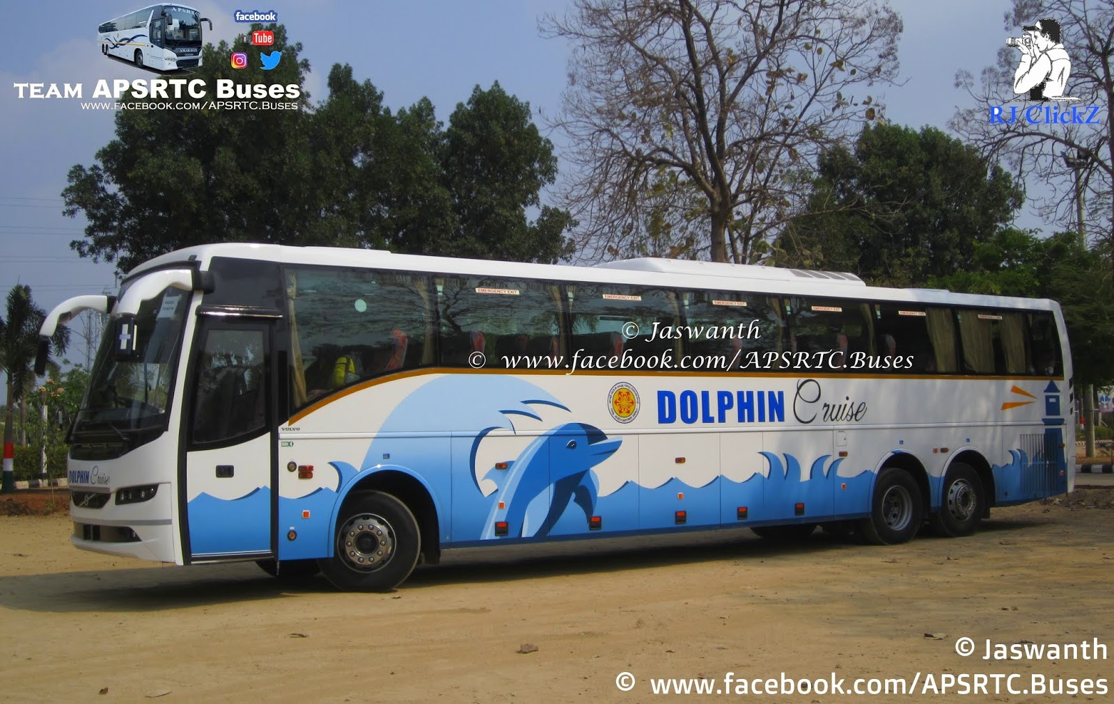 APSRTC DOLPHIN CRUISE BUS | VOLVO B11R 14.5m Multi Axle.