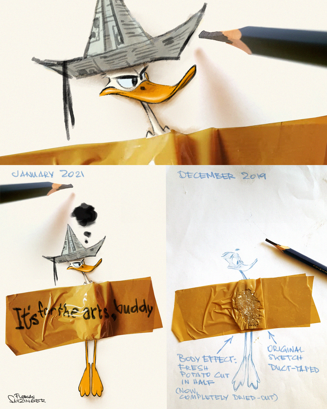 The Paperwalker Journal - by Florian Satzinger: Duct-ed Duck