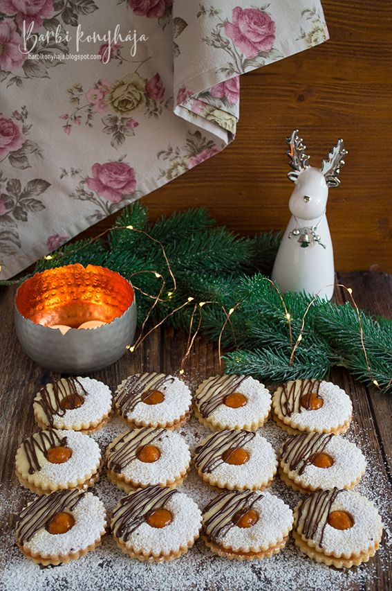Barbi konyhája: Klasszikus omlós linzerkarika