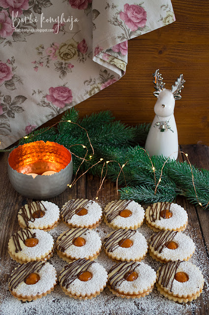 Barbi konyhája: Klasszikus omlós linzerkarika