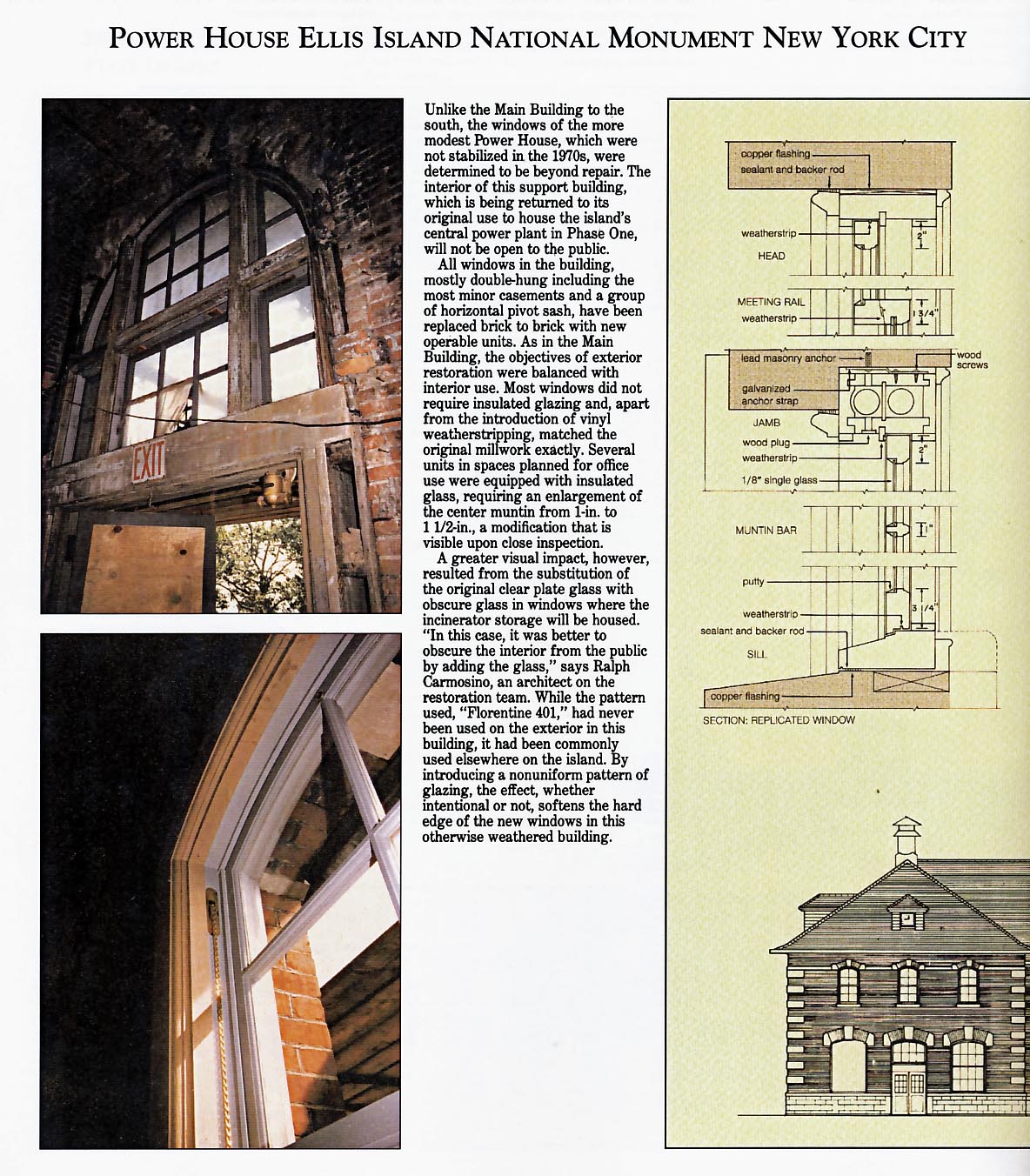 Camden Windows - Ellis Island Project