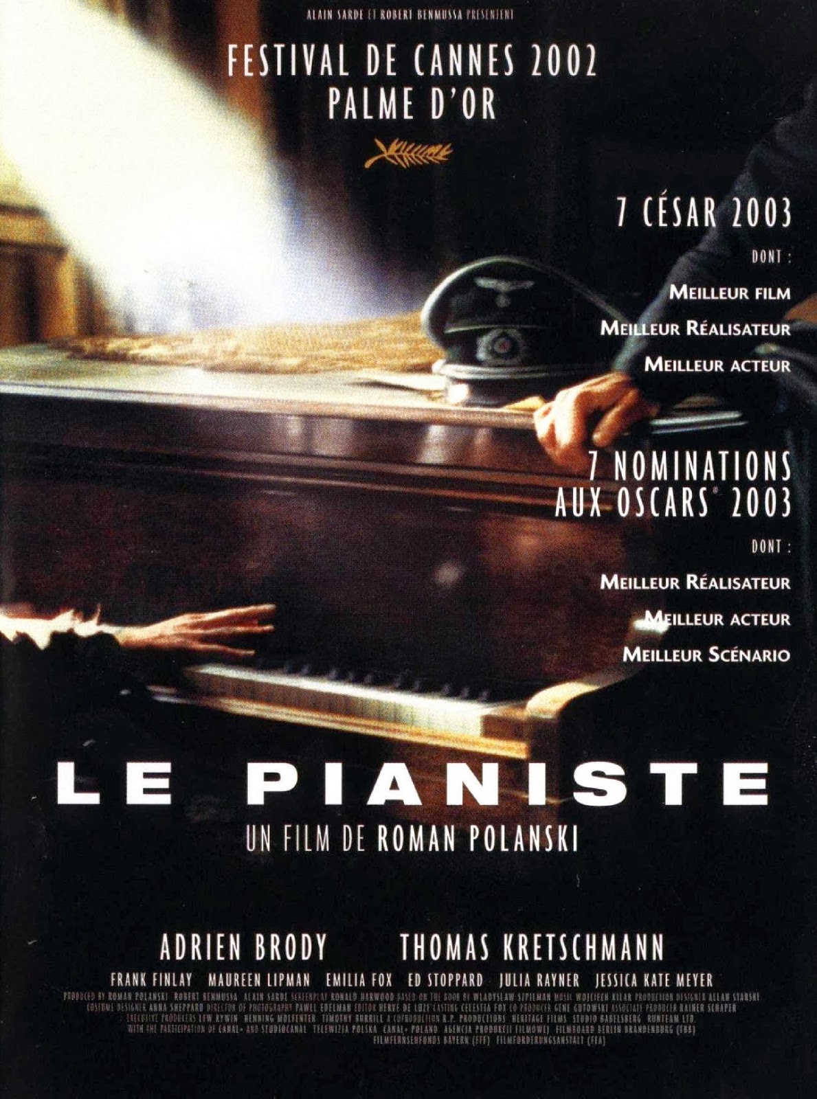 CINEROCK07 - Le blog ciné de Roland: LE PIANISTE de Roman Polanski (2002)