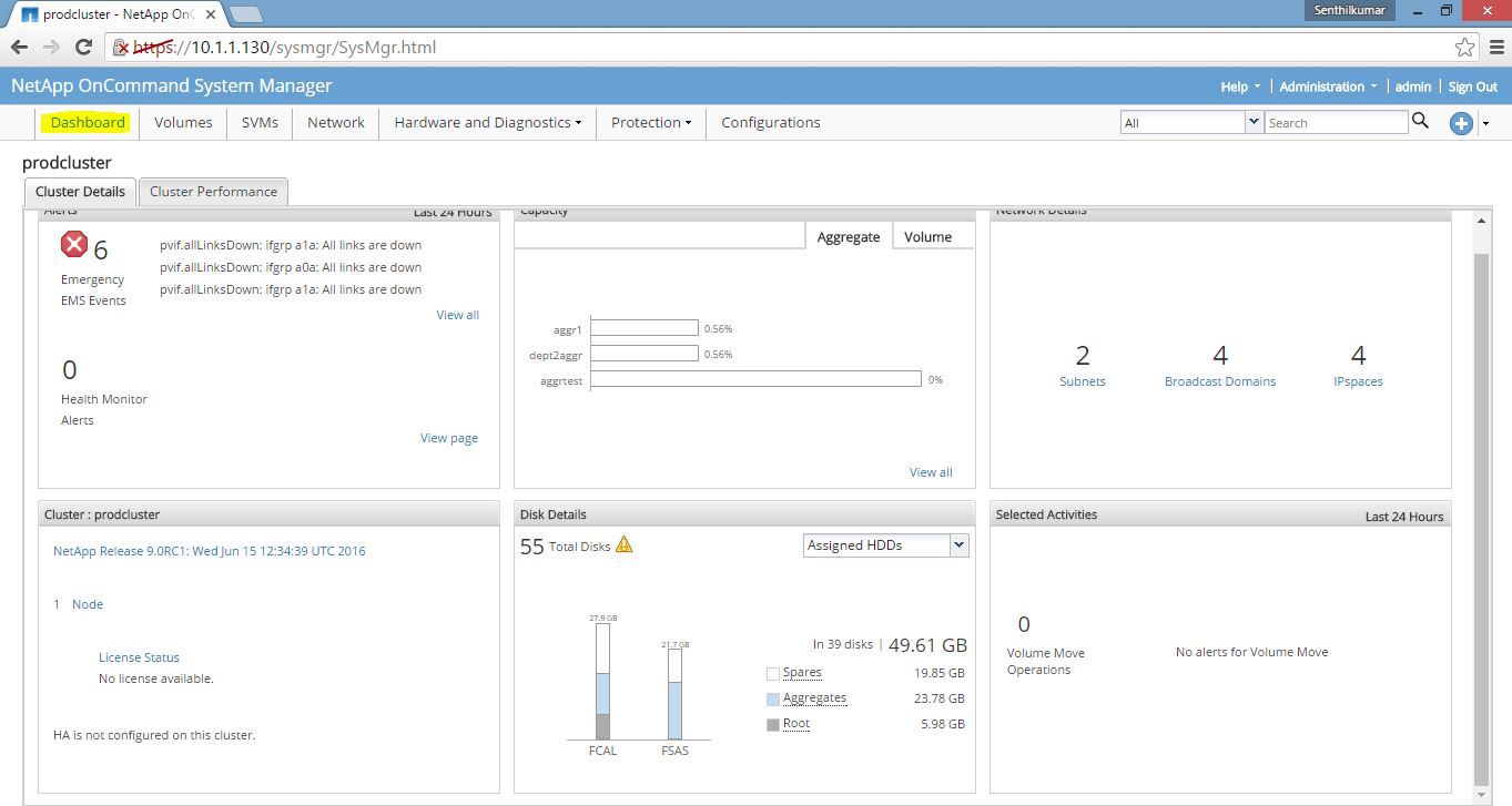 Remote Infrastructure Management: NetApp ONTAP 9 Cluster Log and ...