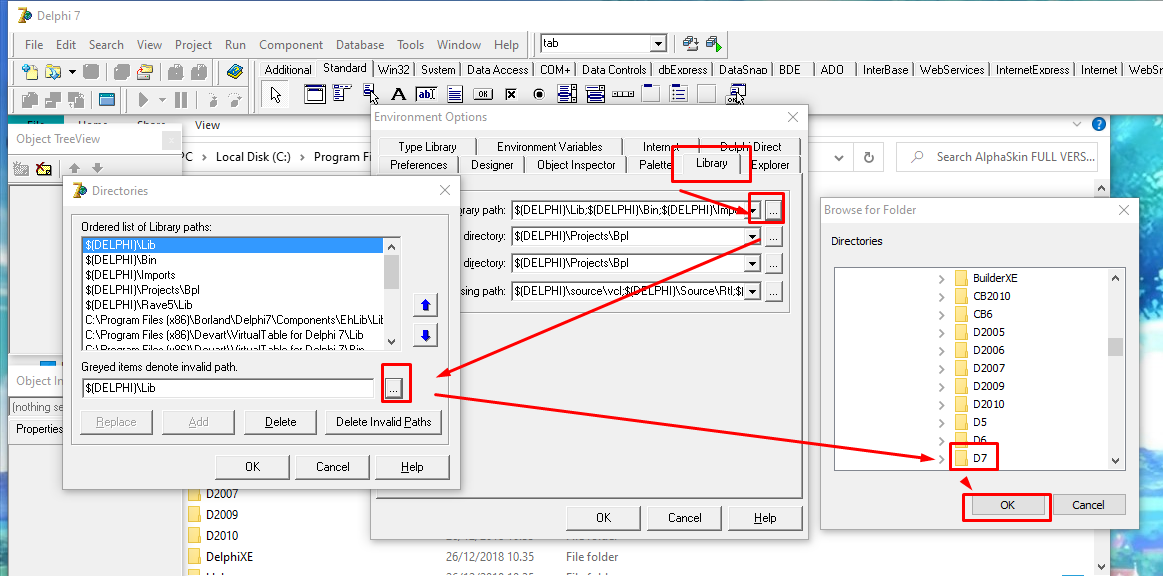 How to install alpha skin for delphi 7 - versnow