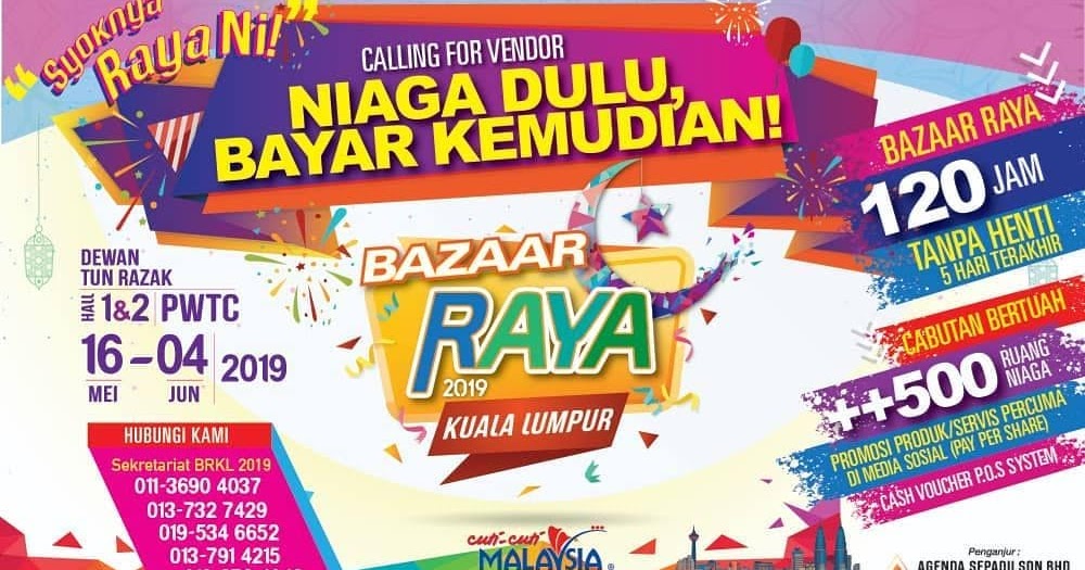 30 Artis Viralkan Bazaar Raya Kuala Lumpur (BRKL) 2019 - dboystudio