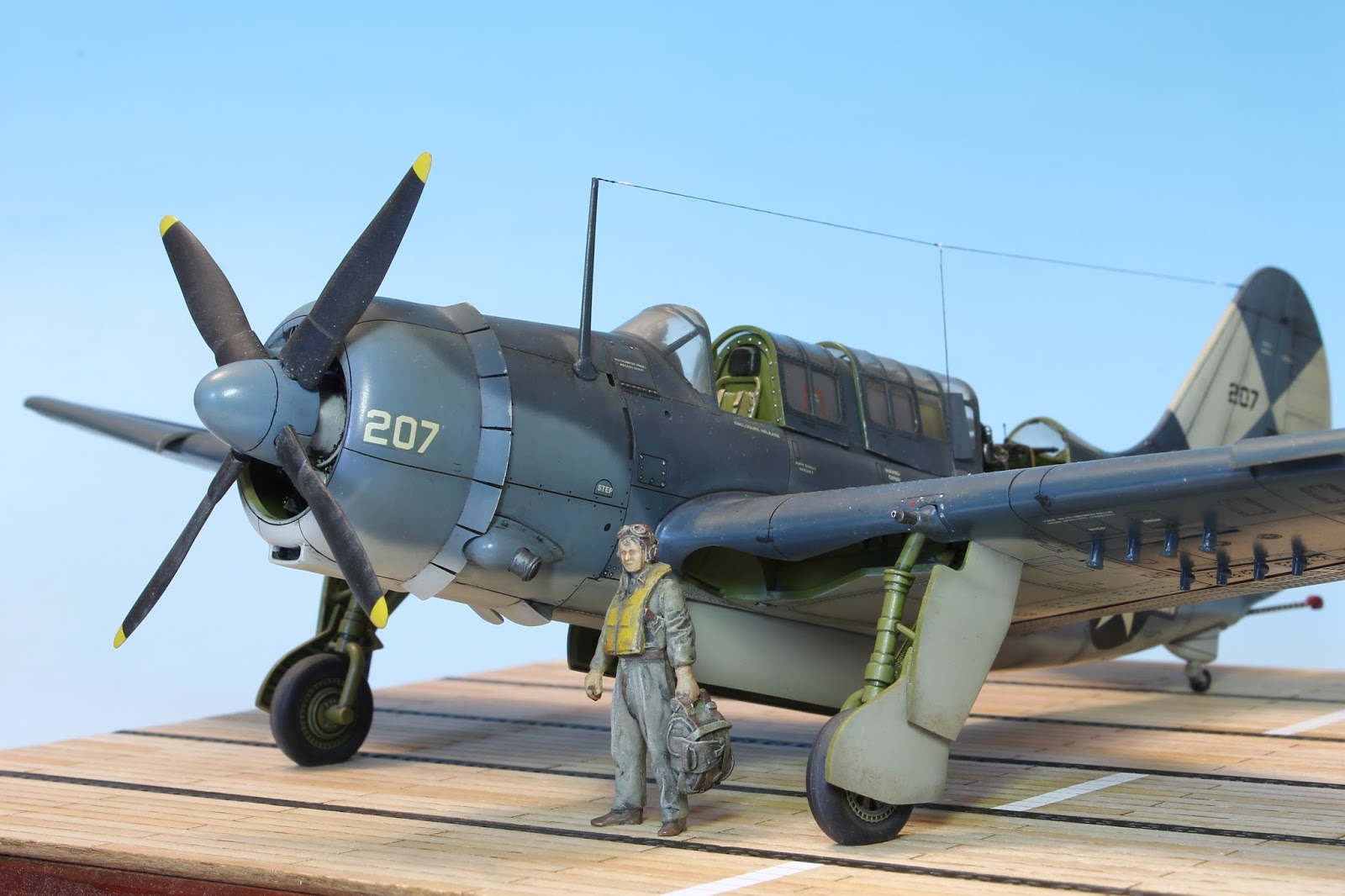 Istvan Michalko's scale models: Curtiss SB2C-4 Helldiver - 1/48 scale