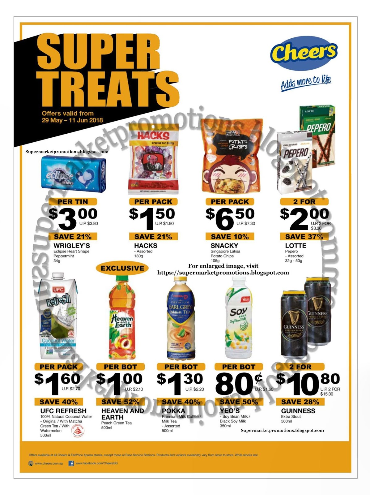 Cheers Super Treats 29 May - 11 June 2018 ~ Supermarket Promotions