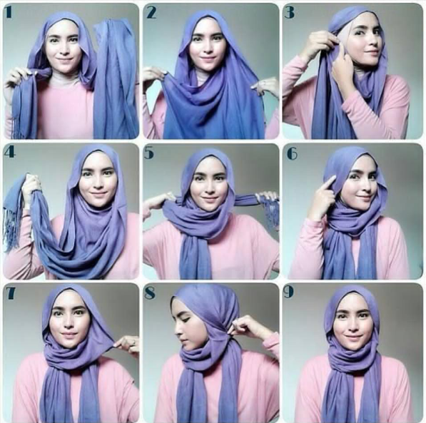 Contoh Tutorial Hijab Elegan Untuk pesta Terbaru 2016 - Kumpulan Contoh ...