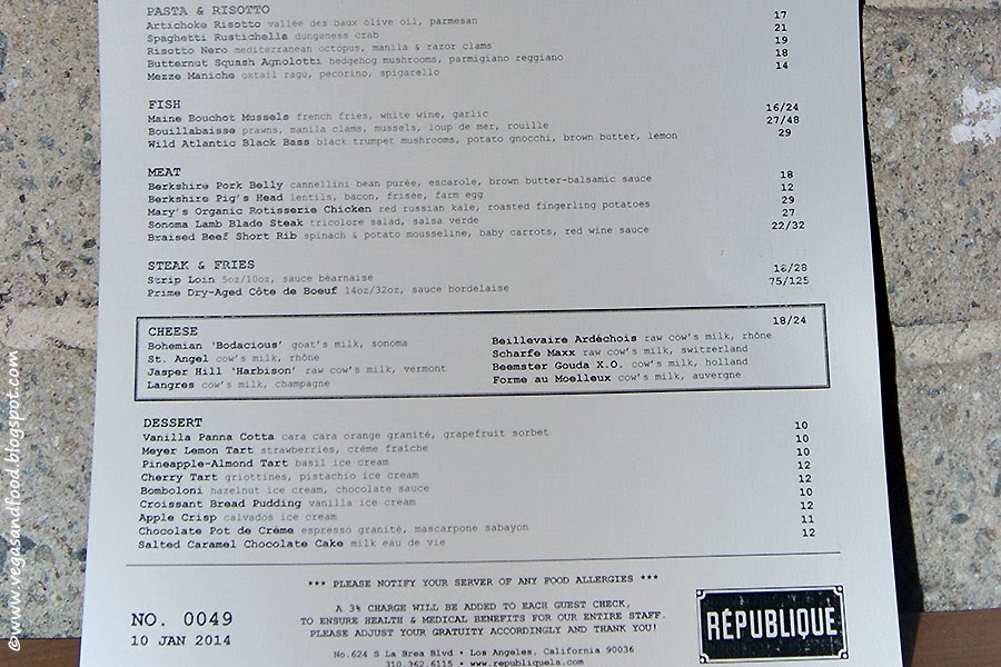 Walter Manzke's Republique - Los Angeles - Vegas and Food