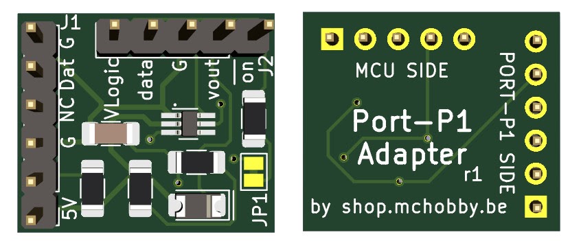 Port P1: préparation de la carte P1-Adapter pour MicroControleur et ...