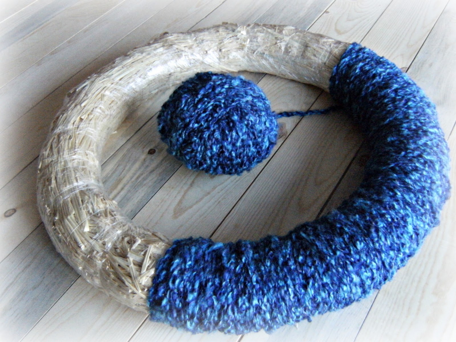 Oh, Boy. Oh, Joy!: Easy Yarn Wreath Tutorial