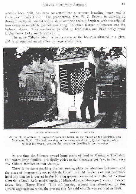 Shimer Blog: Abraham Shimer, First Shimer Born in America